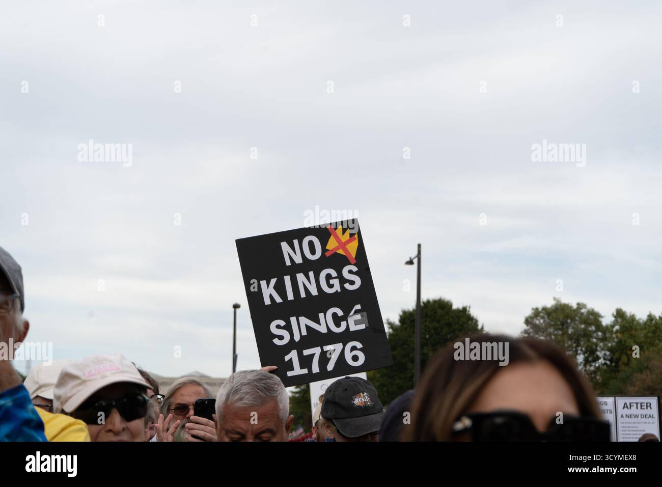 No Kings Protest in Philadelphia, Pennsylvania, USA on October 18, 2025 ...