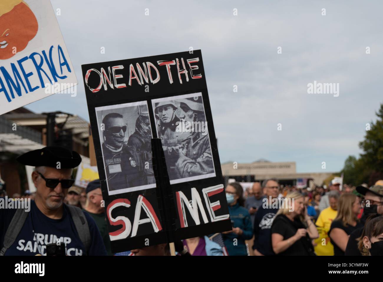 No Kings Protest in Philadelphia, Pennsylvania, USA on October 18, 2025 ...