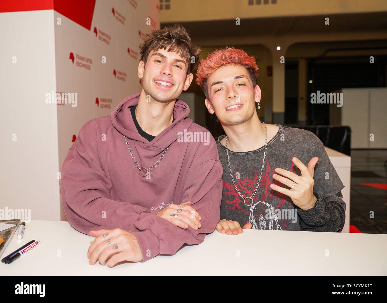 FRANKFURT AM MAIN, Germany. October 18th, 2025. Darkviktory and Kostas ...
