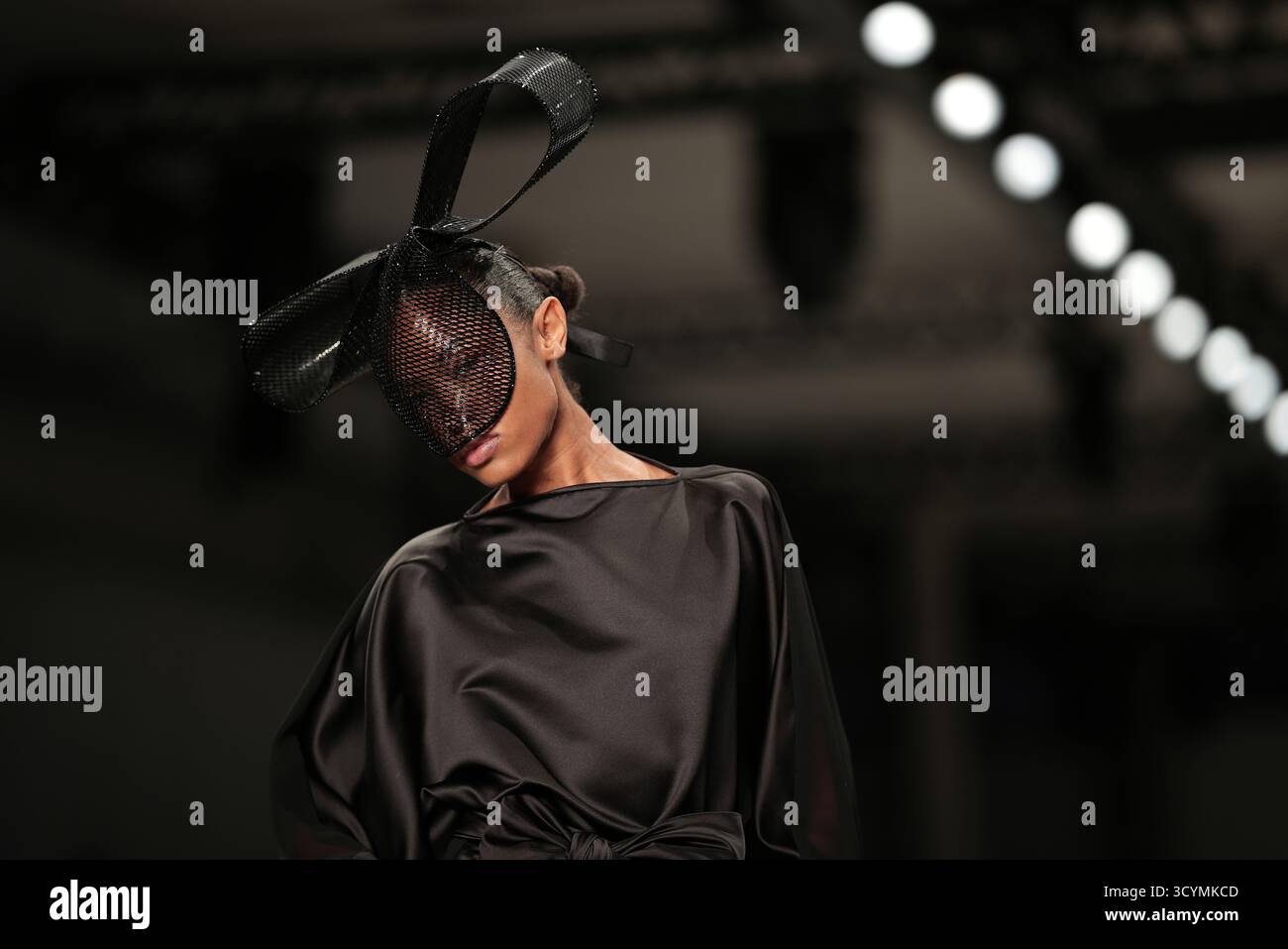 A model wears creation from the Davi Ramos collection during the Sao ...