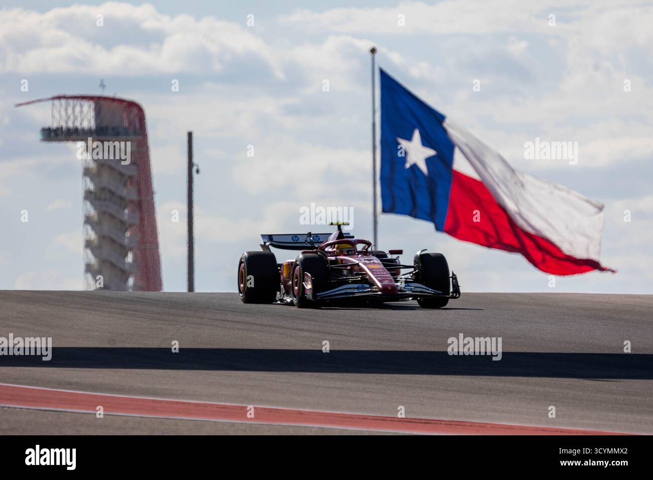 Austin, Texas, US, 18th October 2025, Lewis Hamilton, Ferrari, during ...