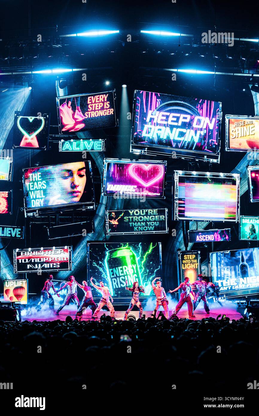 Copenhagen, Denmark. 19th, October 2025. The American singer and ...