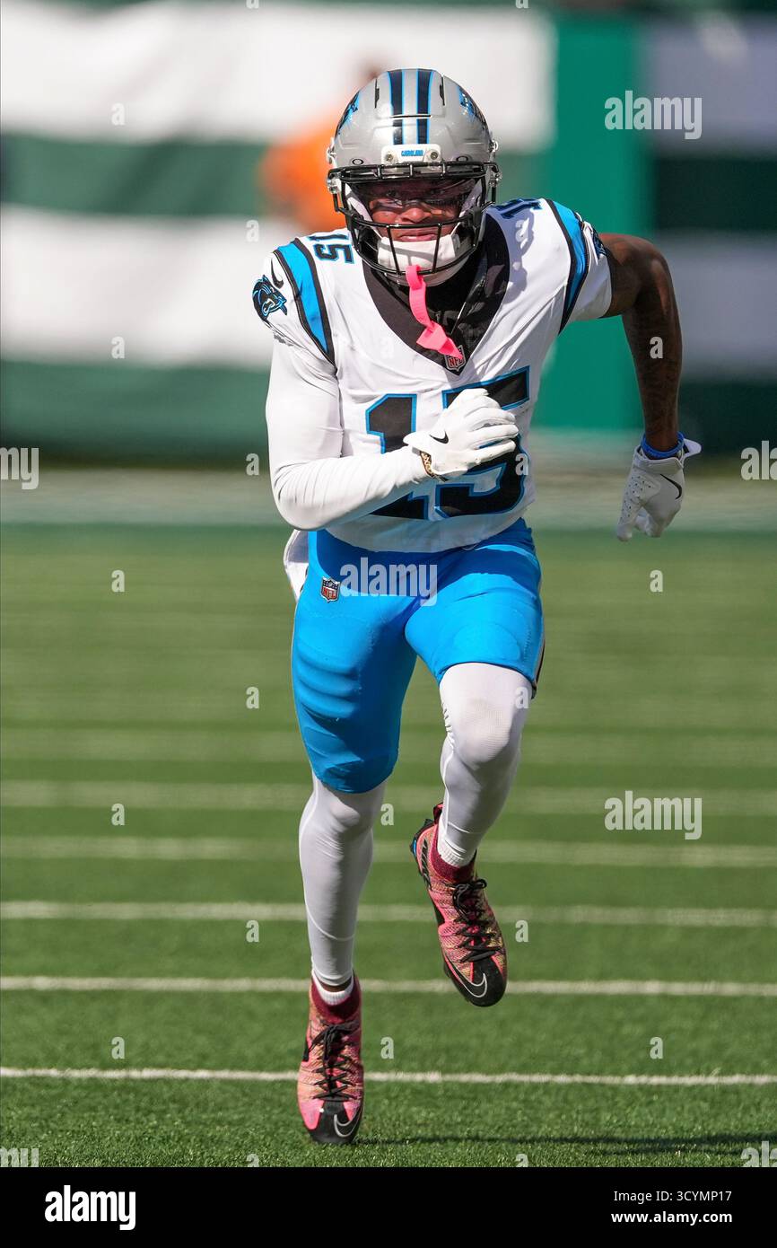 Carolina Panthers wide receiver Jimmy Horn Jr. (15) during the first ...