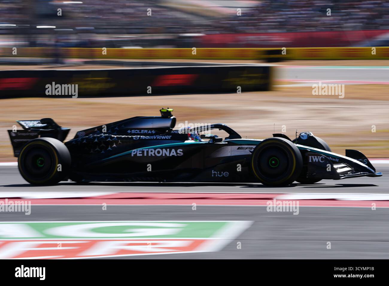 Mercedes driver Andrea Kimi Antonelli of Italy steers his car during ...