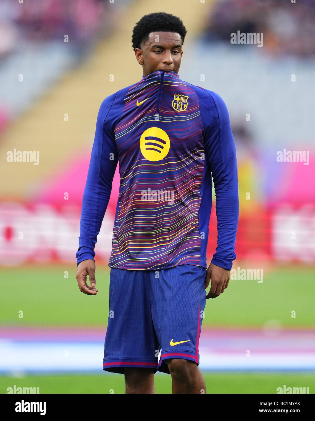 Alejandro Balde of FC Barcelona during the La Liga EA Sports match ...