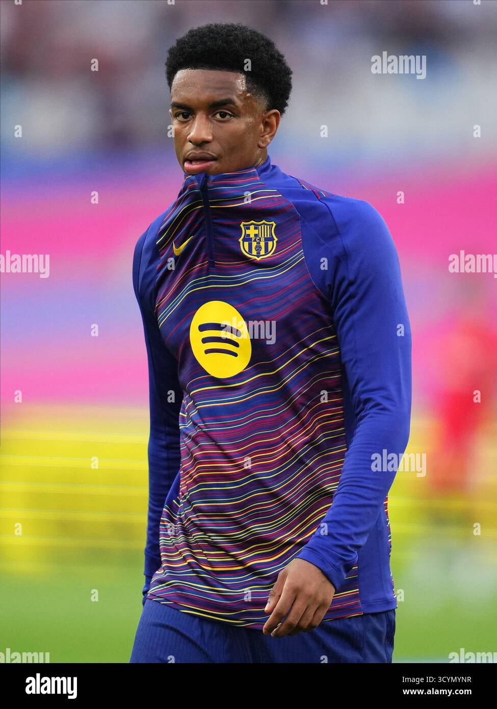 Alejandro Balde of FC Barcelona during the La Liga EA Sports match ...