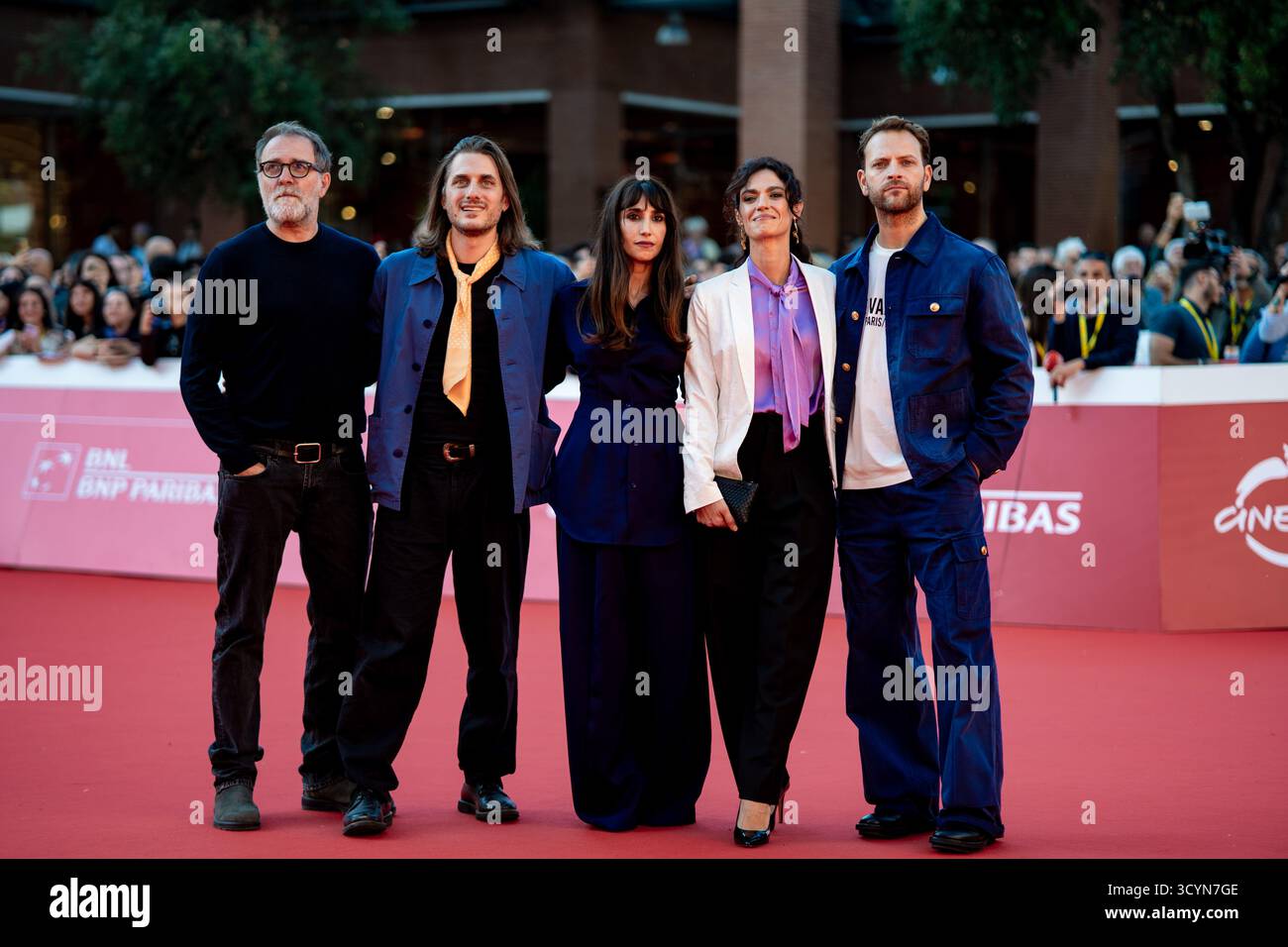ROME, ITALY - OCTOBER 18, 2025: Luca Marinelli, Alessandro Borghi ...