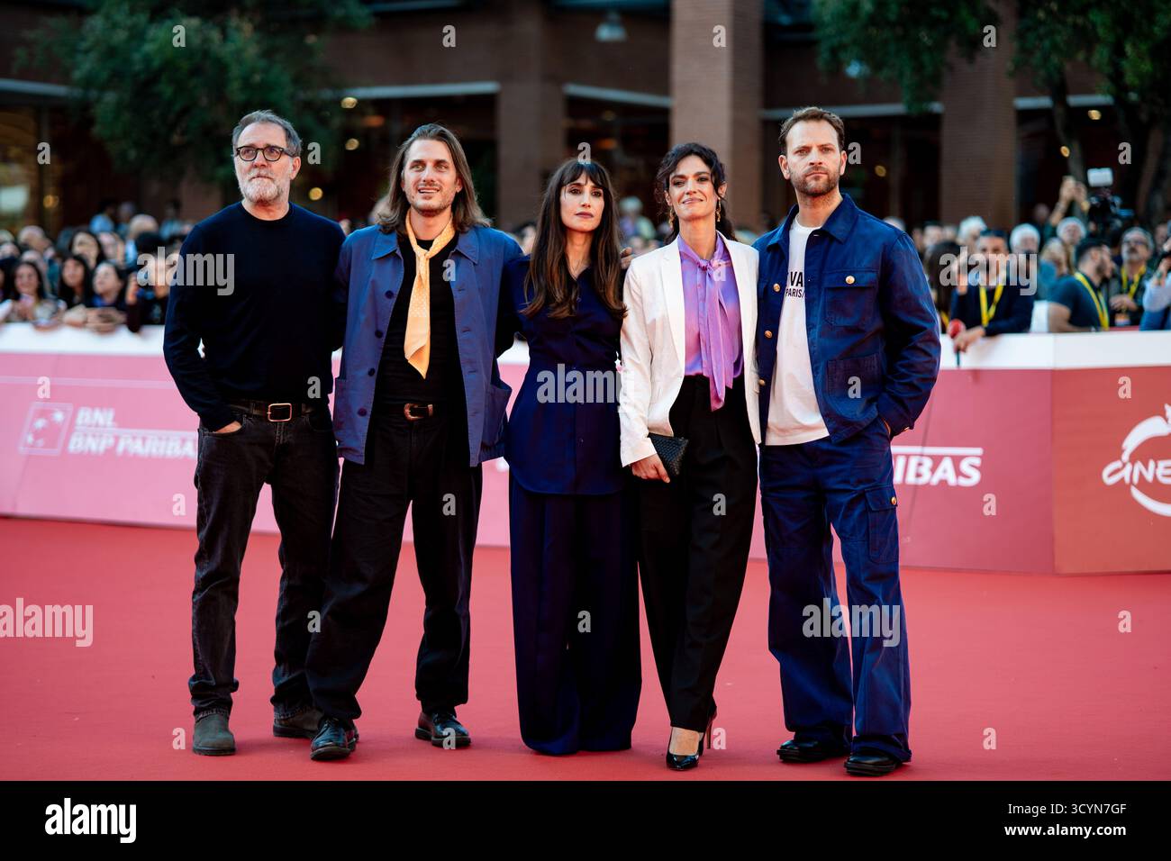 ROME, ITALY - OCTOBER 18, 2025: Luca Marinelli, Alessandro Borghi ...