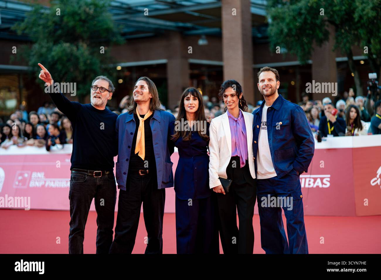ROME, ITALY - OCTOBER 18, 2025: Luca Marinelli, Alessandro Borghi ...