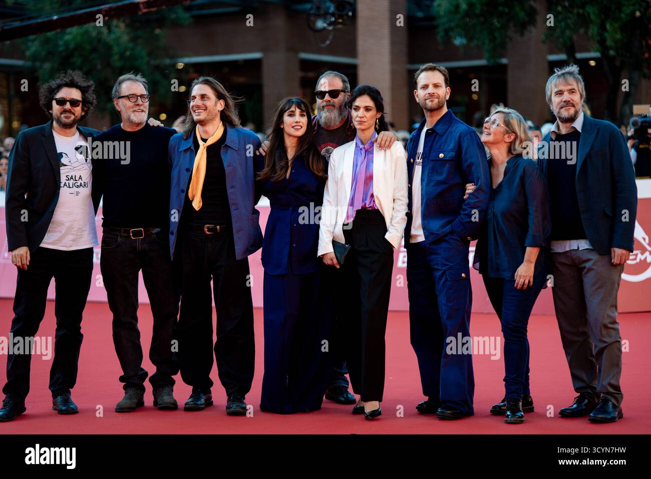 ROME, ITALY - OCTOBER 18, 2025: Luca Marinelli, Alessandro Borghi ...