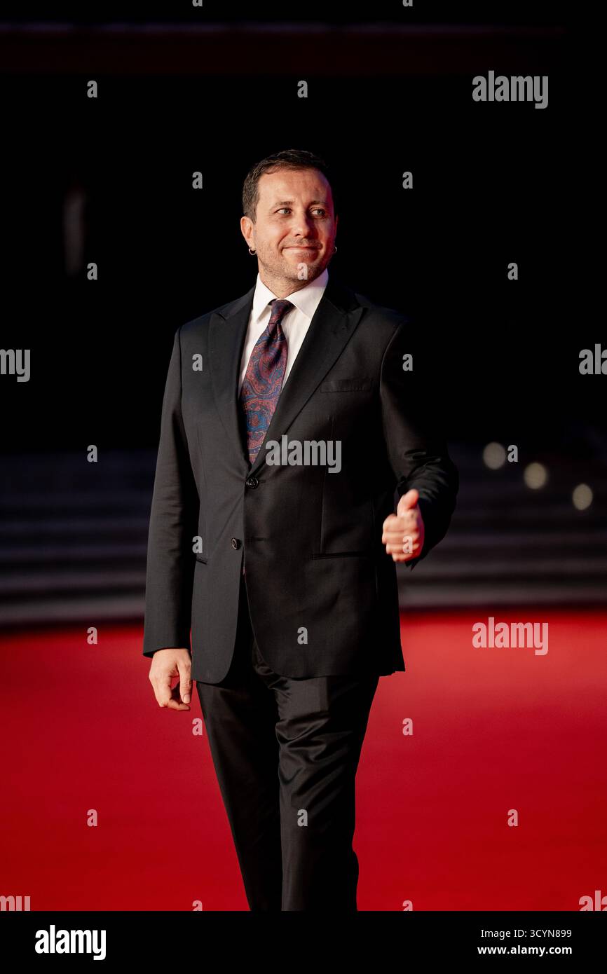 ROME, ITALY - OCTOBER 18, 2025: Jasmine Trinca, Filippo Timi, Andrea De ...