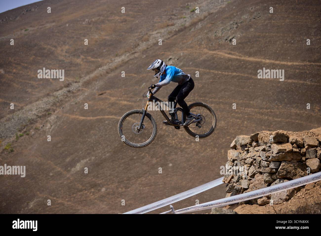 High-speed action on the natural downhill track at the American Series ...