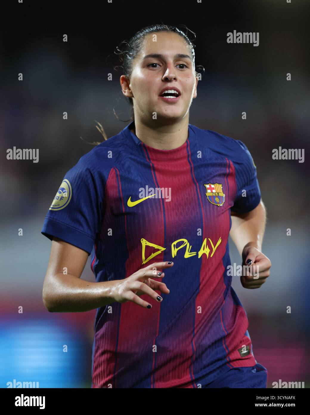Barcelona, Spain. 19th Oct, 2025. Kika Nazareth of FC Barcelona ...