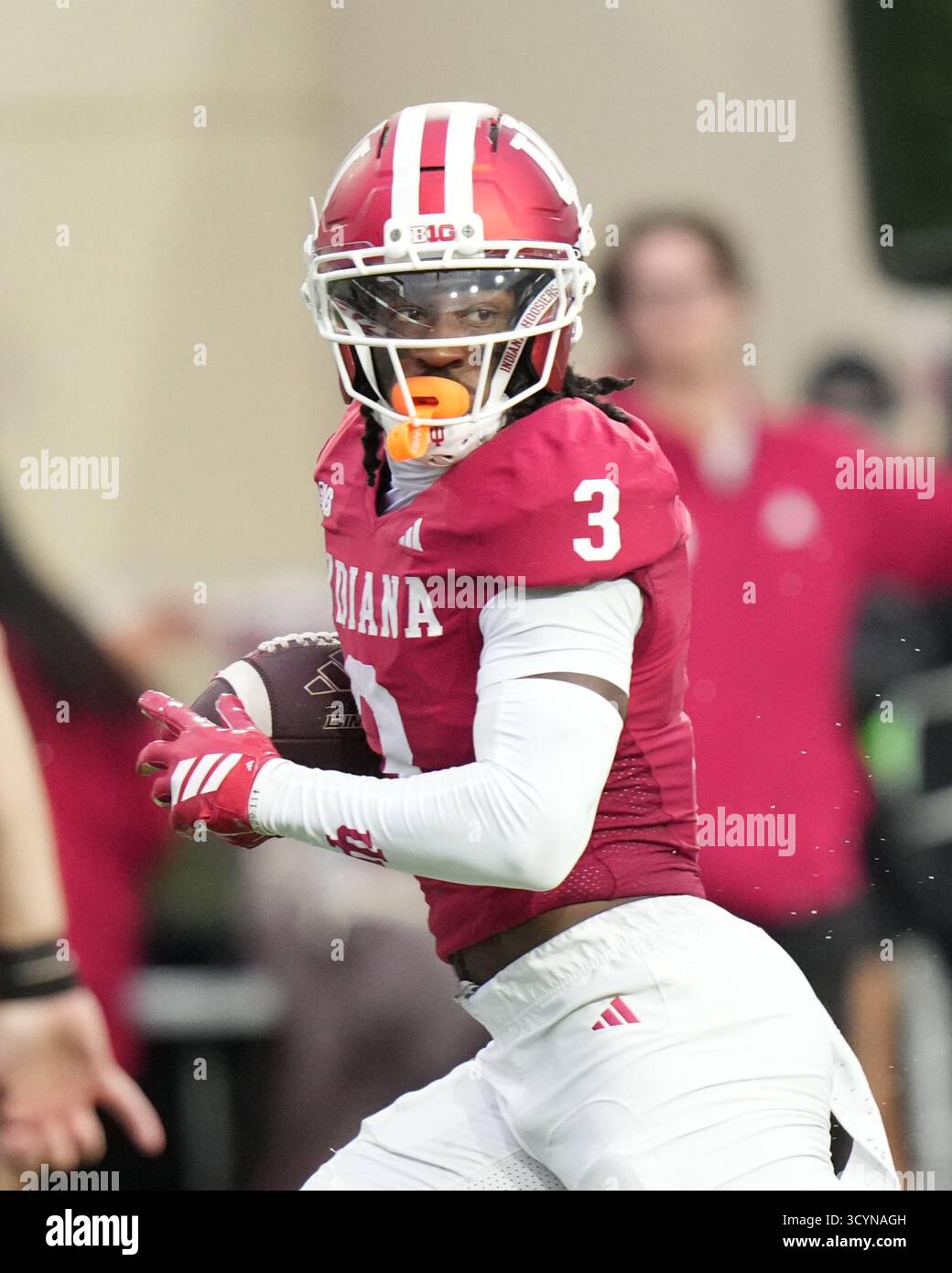 Indiana wide receiver Omar Cooper Jr. runs during the second half of an ...