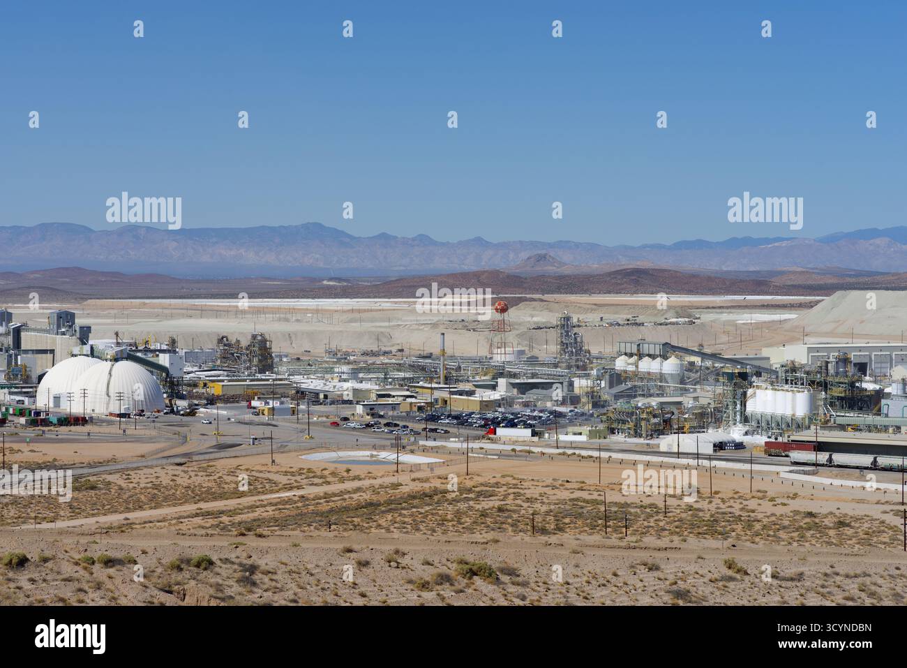 Pano view of Rio Tinto Boron Mine, an open-pit site with historic ties ...
