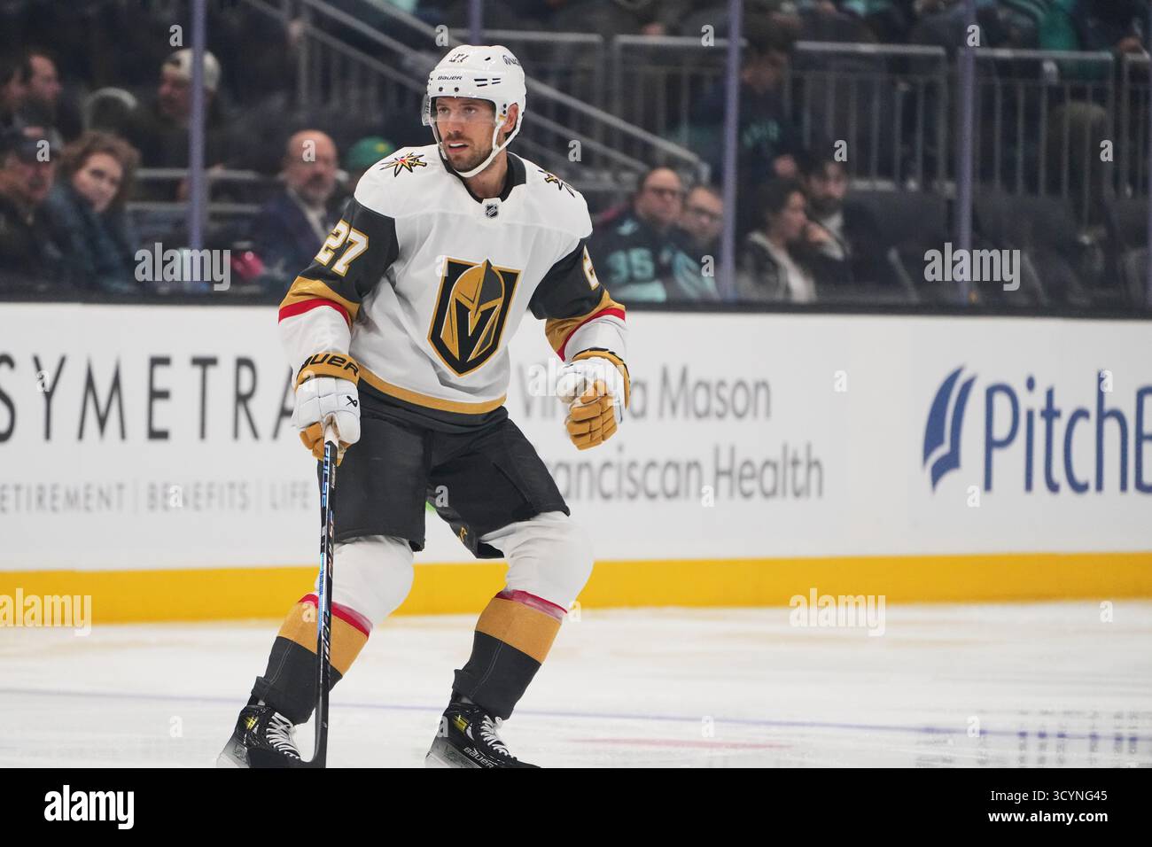 Vegas Golden Knights defenseman Shea Theodore in action against the ...