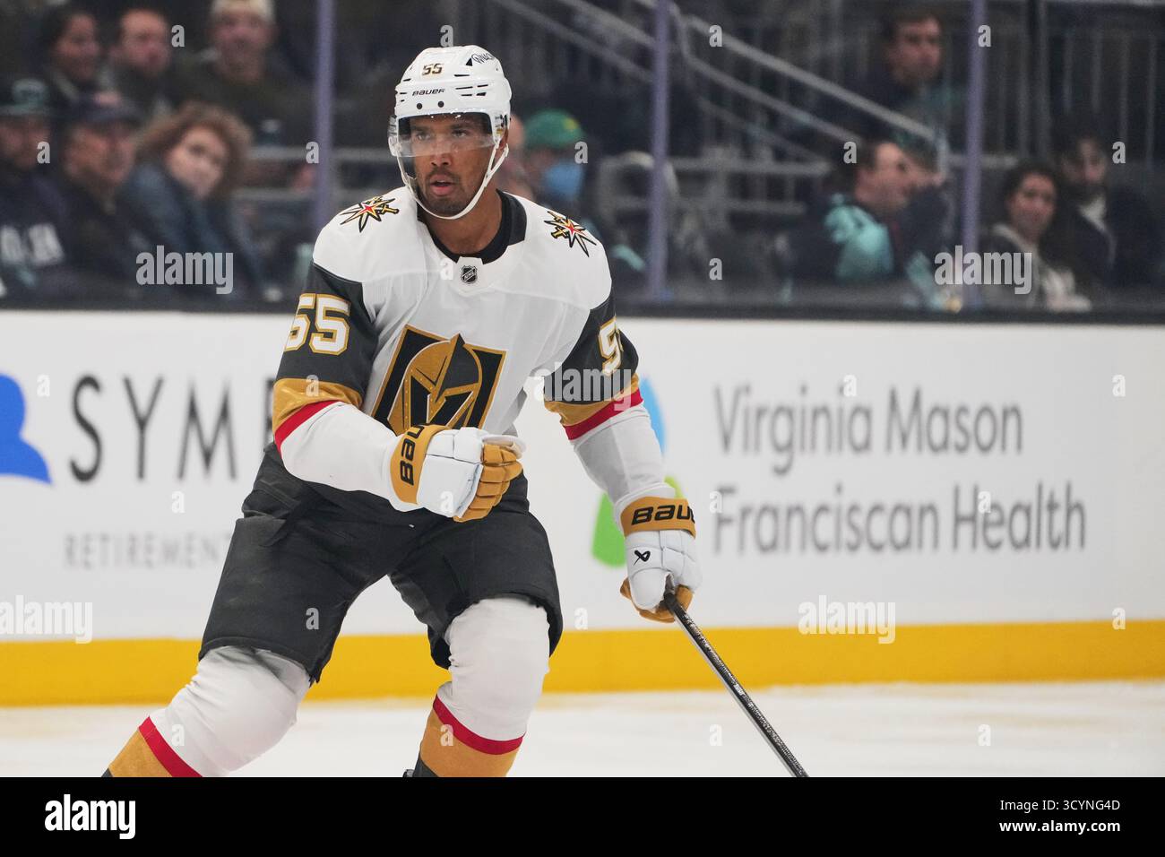 Vegas Golden Knights right wing Keegan Kolesar in action against the ...