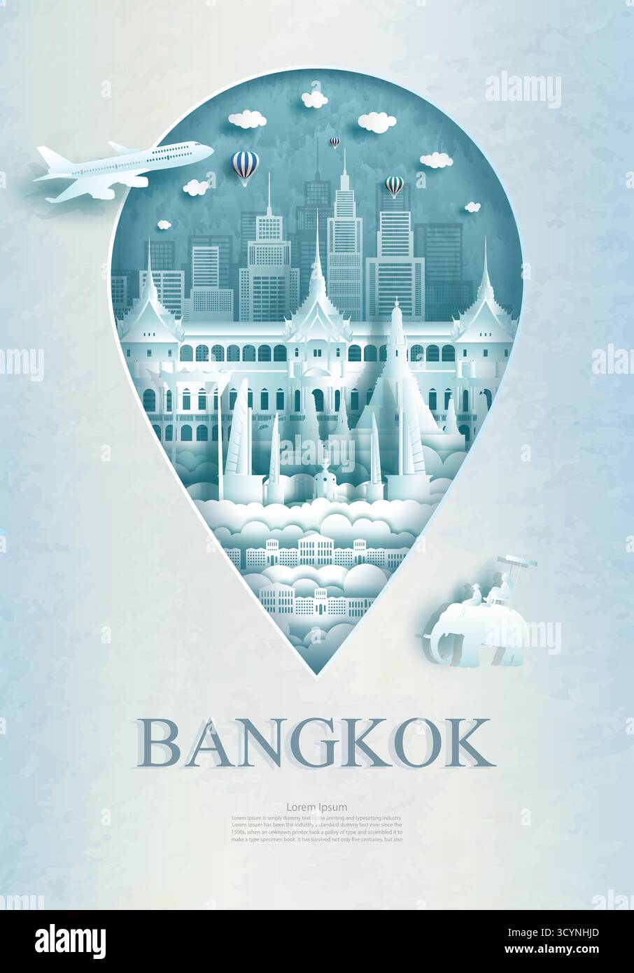 Modern urban architecture bangkok Stock Vector Images - Alamy