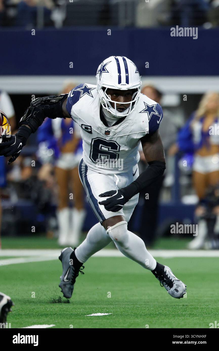 Dallas Cowboys defensive back Donovan Wilson (6) rushes during a NFL ...