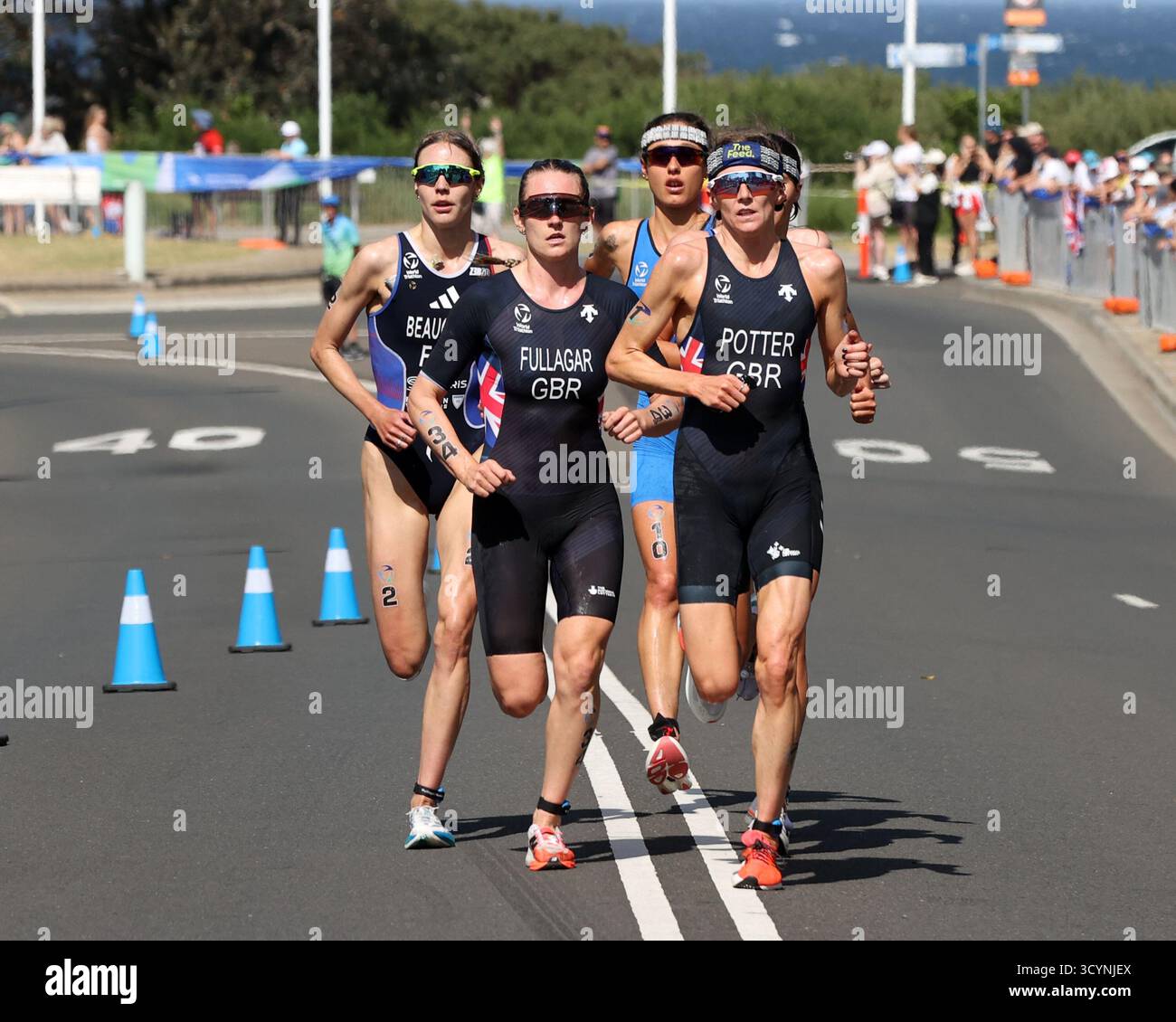 Foreground, Jessica Fullagar, left, and Beth Potter, both of Great ...