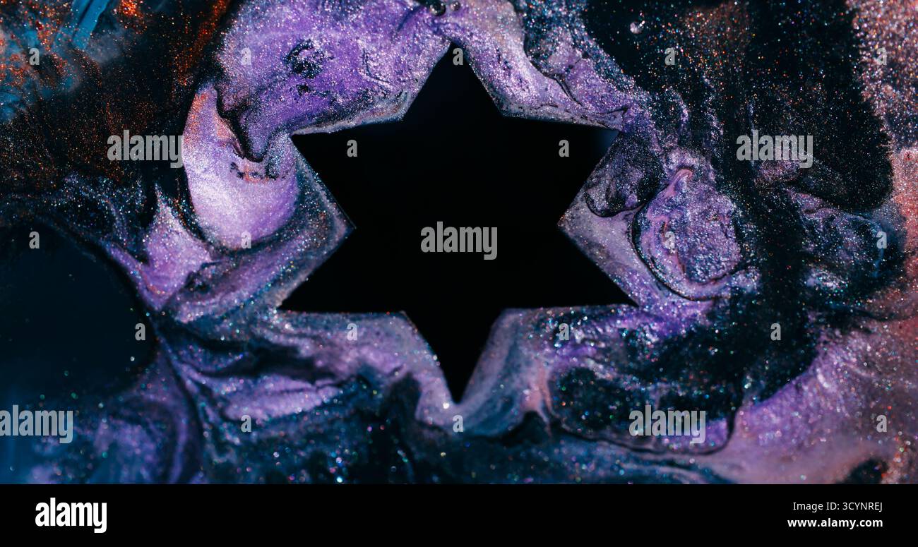 Paint drip acrylic star blur hi-res stock photography and images - Alamy