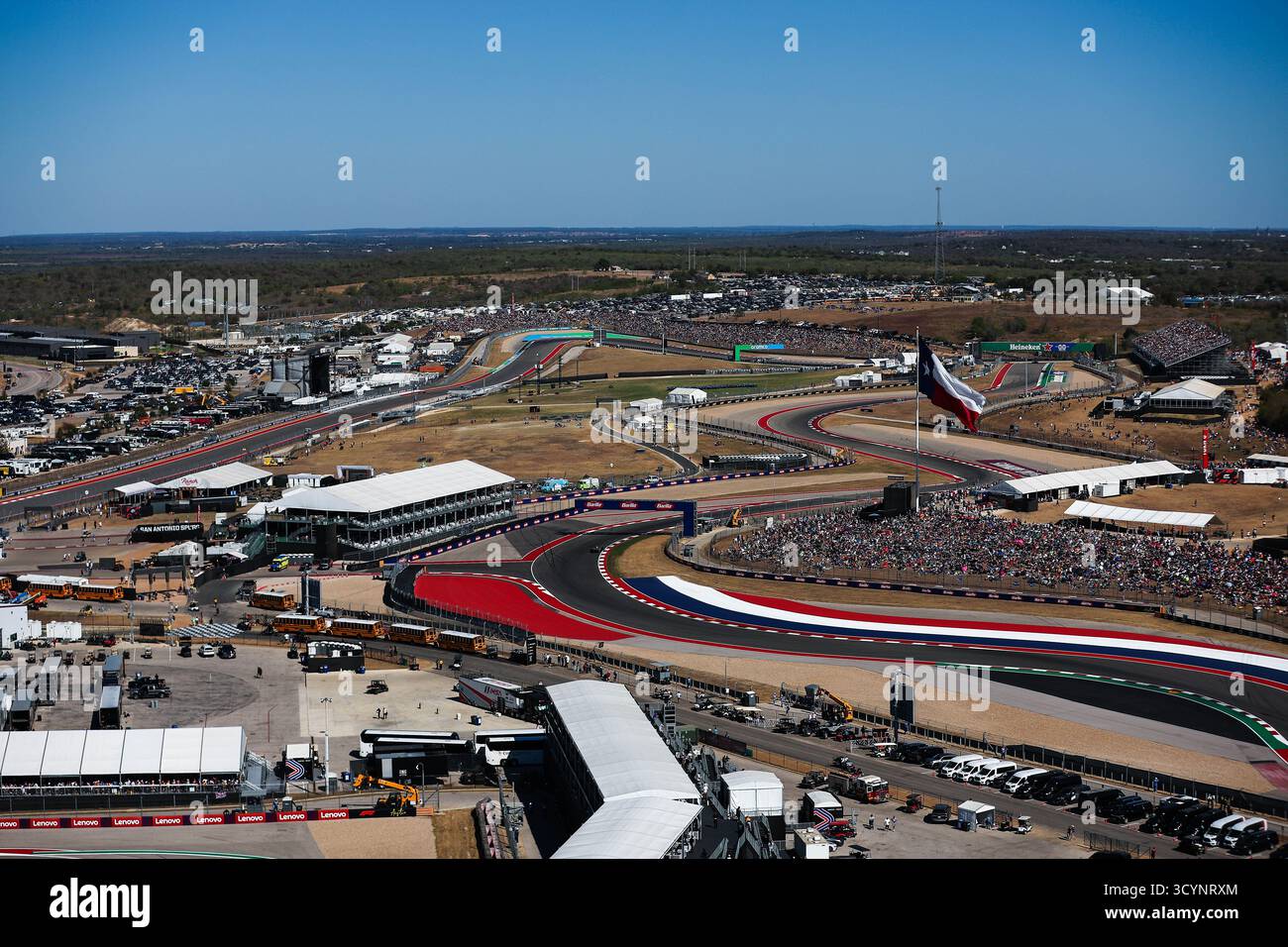 Ambience, illustration of COTA during the 2025 Formula 1 United States ...