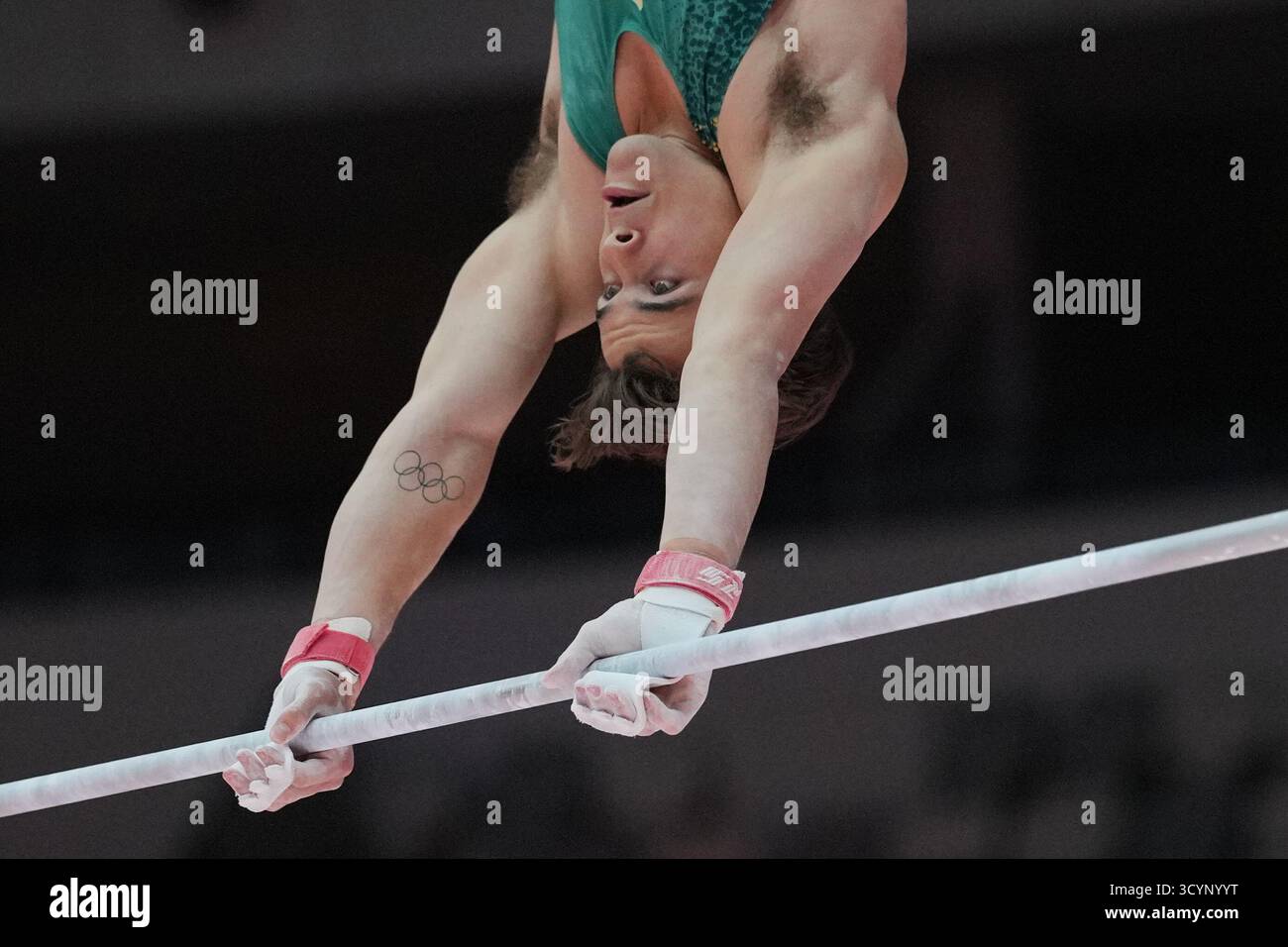 Jesse Moore of Australia competes on the horizontal bar during the 53rd ...