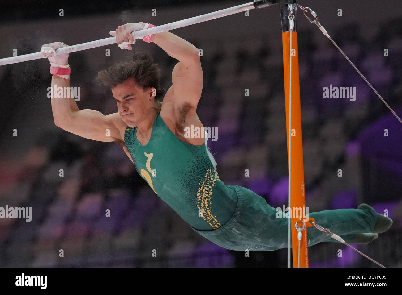 Jesse Moore of Australia competes on the horizontal bar during the 53rd ...