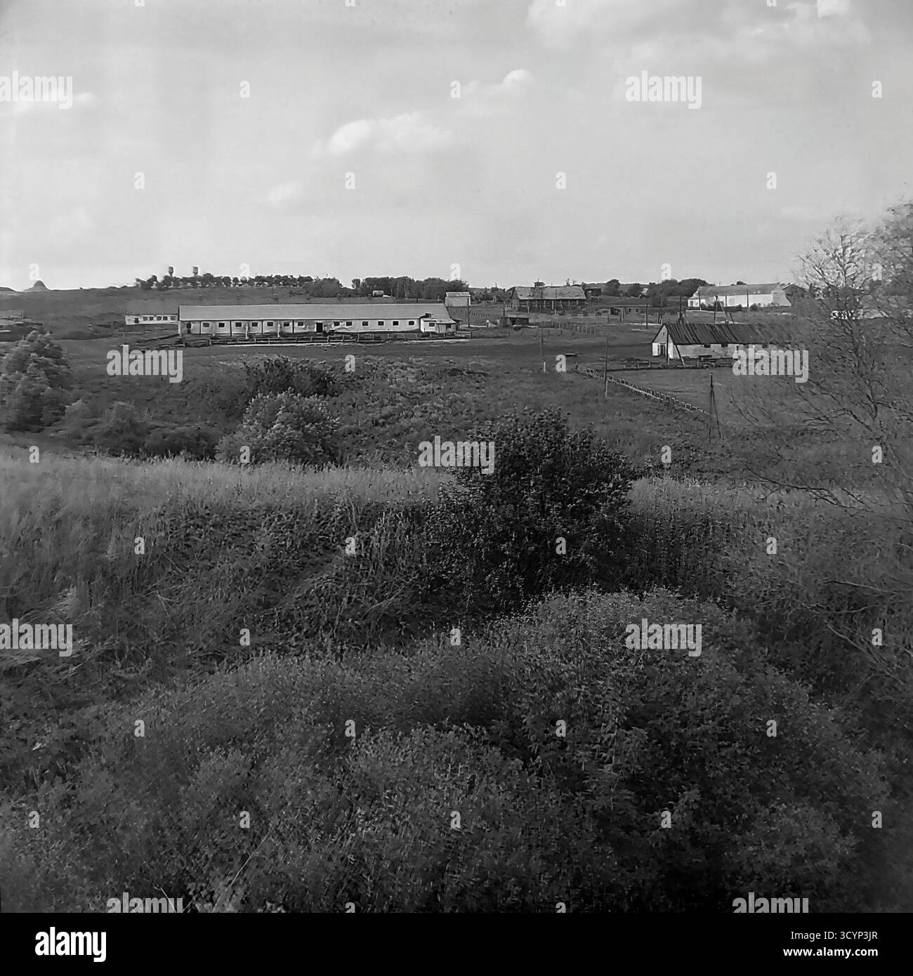 This 1970s archival photo provides a high-angle view of a Soviet ...
