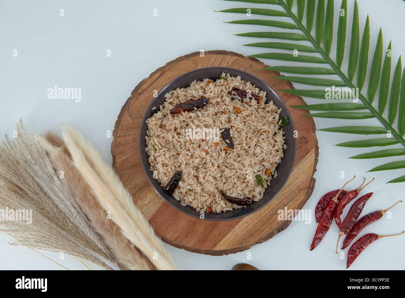 Tamarind Rice/ Puliyodharai / Puliyogare - Tangy and spicy South Indian ...