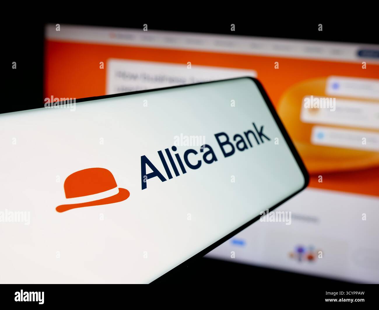 In this photo illustration, a smartphone with the logo of British ...