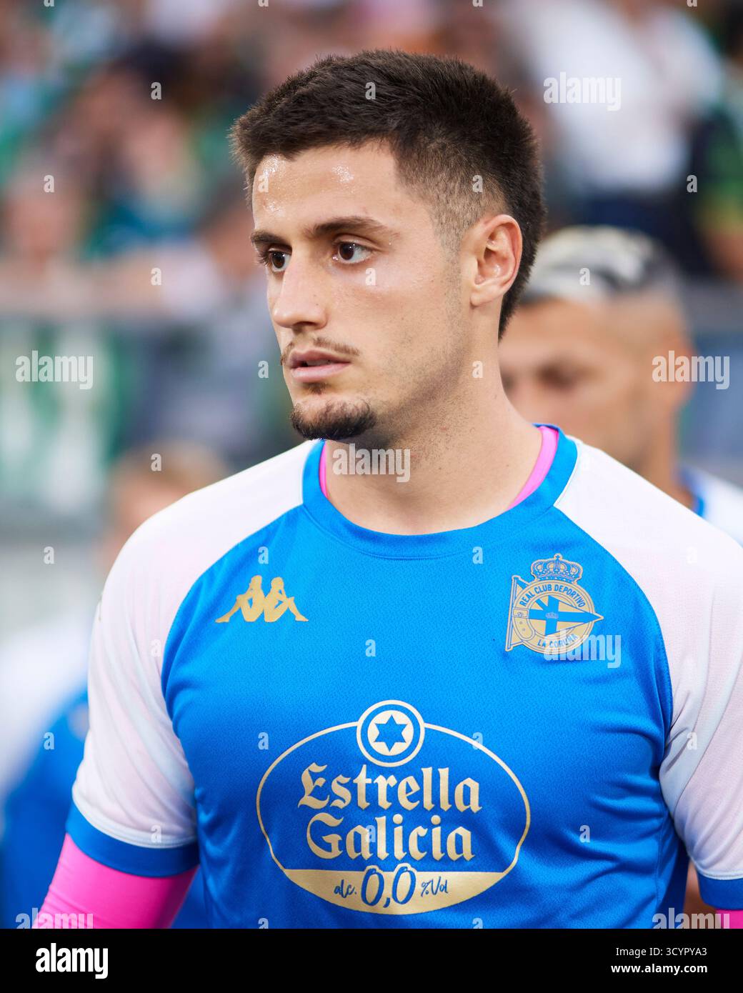 Eric Puerto of RC Deportivo looks on during the LaLiga Hypermotion ...