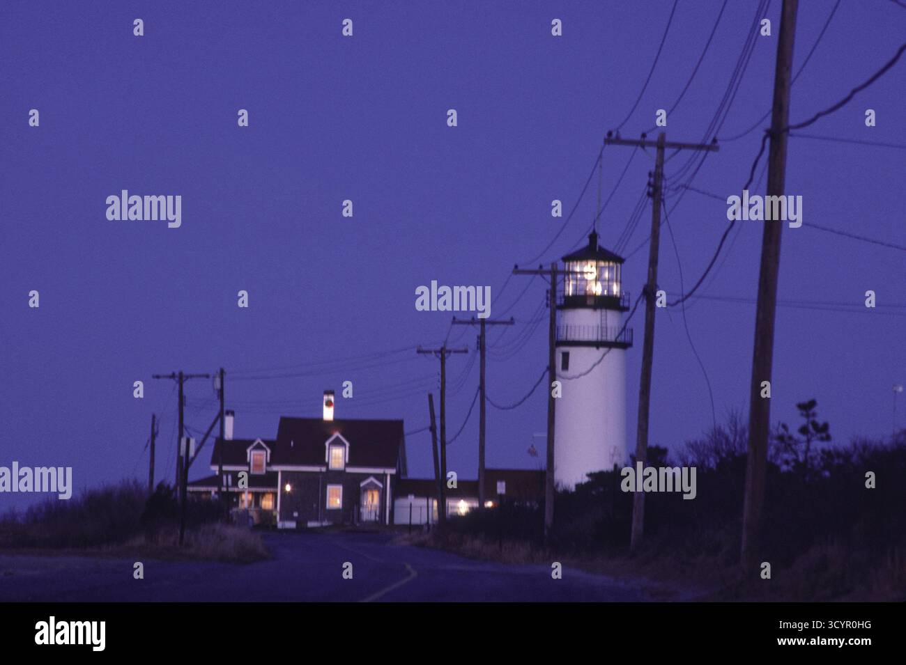 Lighthouse, Cape Cod, MA USA Stock Photo - Alamy