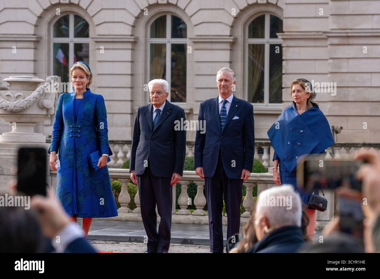 Brussels, Belgium. 20th Oct, 2025. Queen Mathilde of Belgium, Italy ...