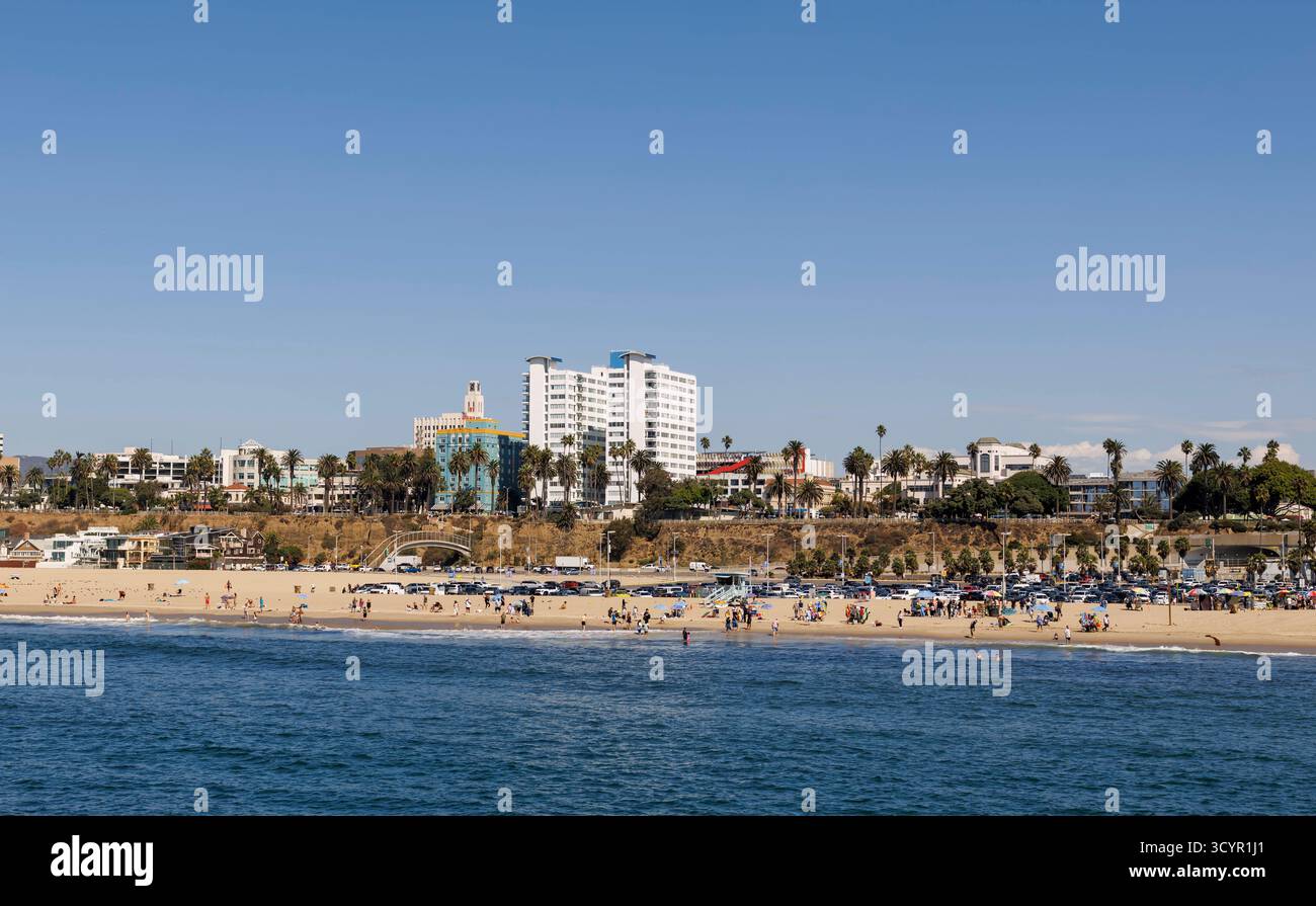 Strand von Santa Monica Beach Los Angeles, 10.10.2025. Los Angeles USA ...