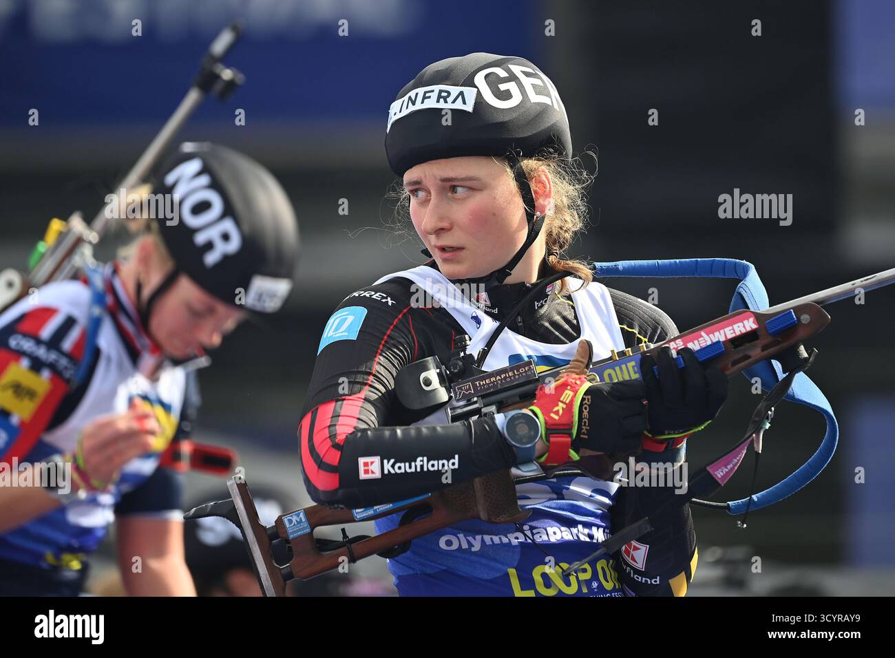 Selina Marie KASTL (GER) at the shooting range, Action Loop One ...