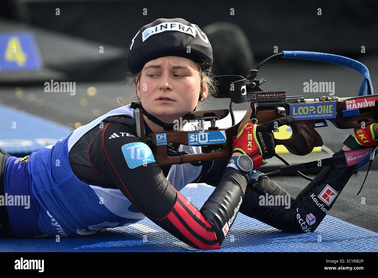 Selina Marie KASTL (GER) at the shooting range, Action Loop One ...