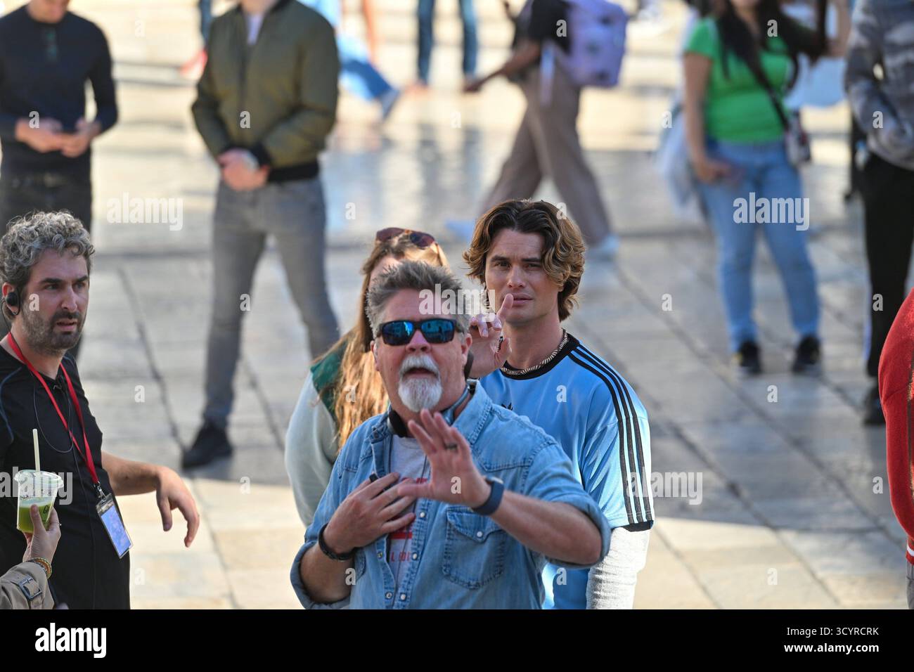 Croatia, Dubrovnik, 201025. Actor Chase Stokes on the set of the fifth ...