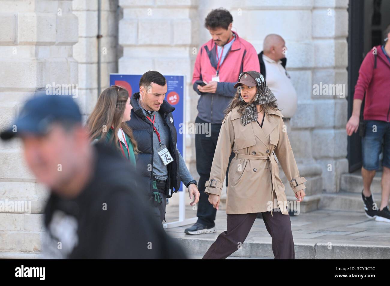 Croatia, Dubrovnik, 201025. Actress Madison Bailey on the set of the ...