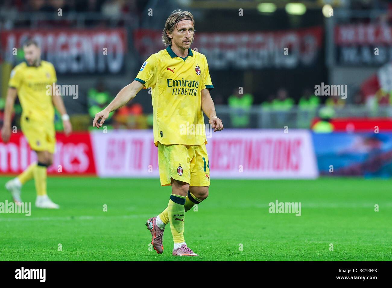 Luka Modric of AC Milan gestures during Serie A 2025/26 football match ...