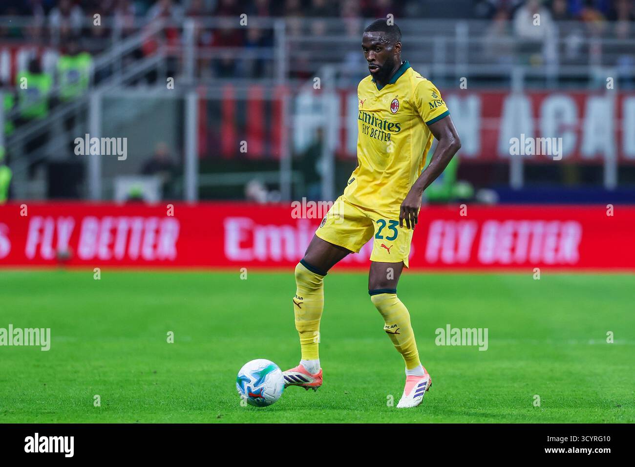 Fikayo Tomori of AC Milan seen in action during Serie A 2025/26 ...