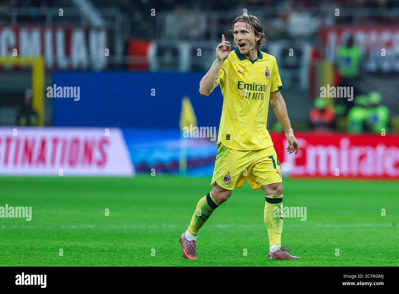 Luka Modric of AC Milan reacts during Serie A 2025/26 football match ...