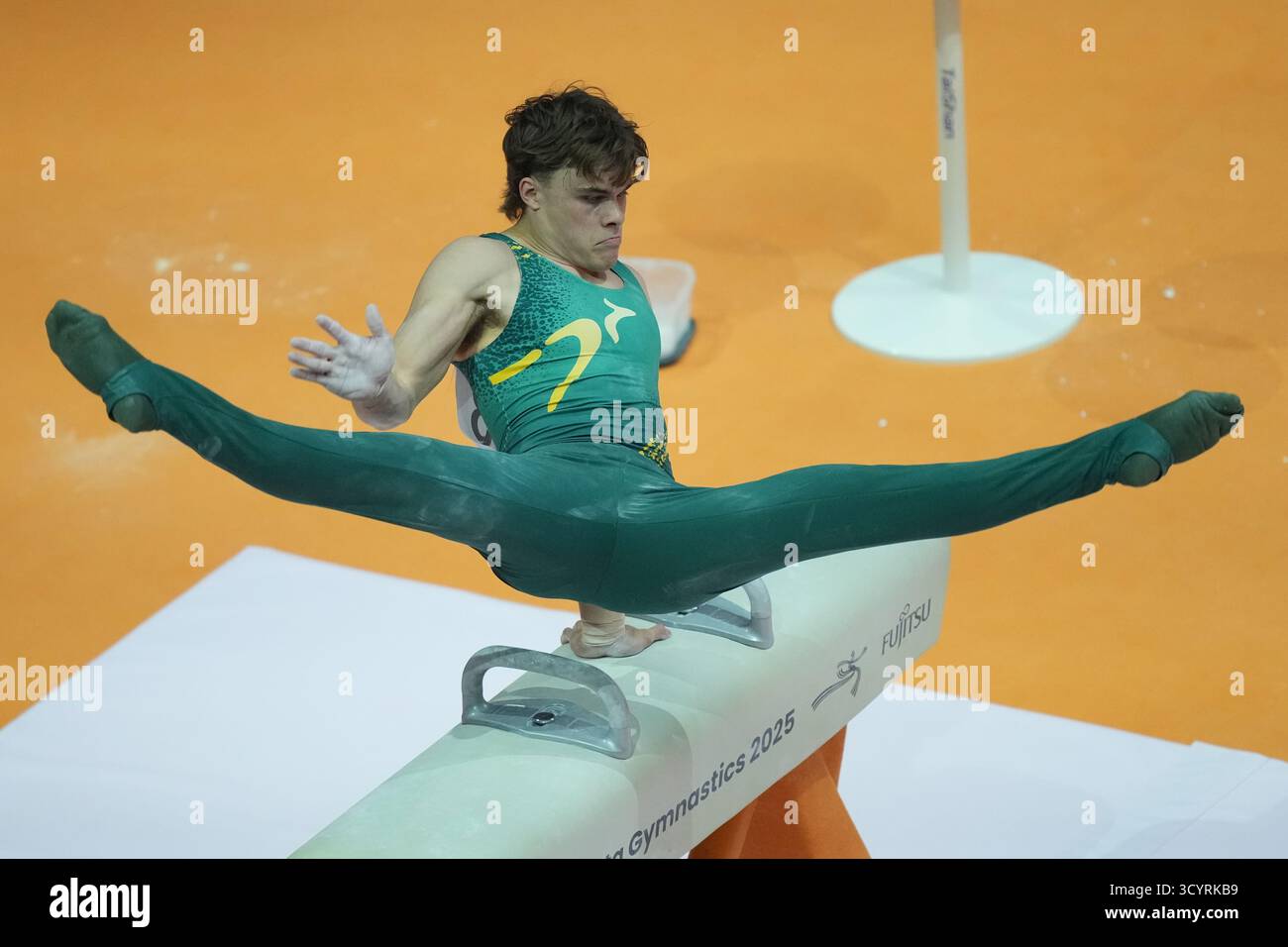 Jesse Moore of Australia competes on the pommel horse during the 53rd ...