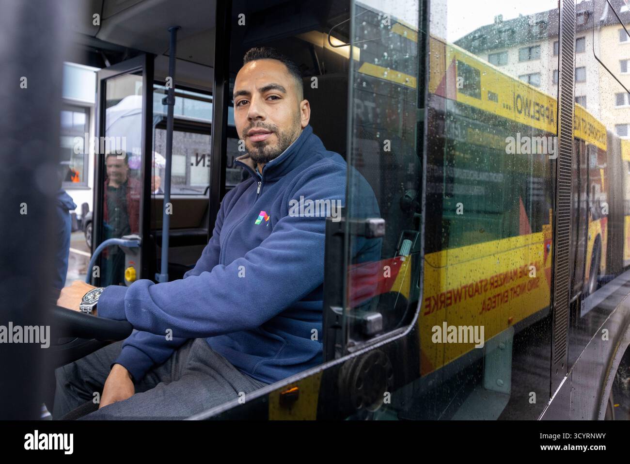Mainz, Germany. 20th Oct, 2025. Mothana Khder, who comes from Syria ...