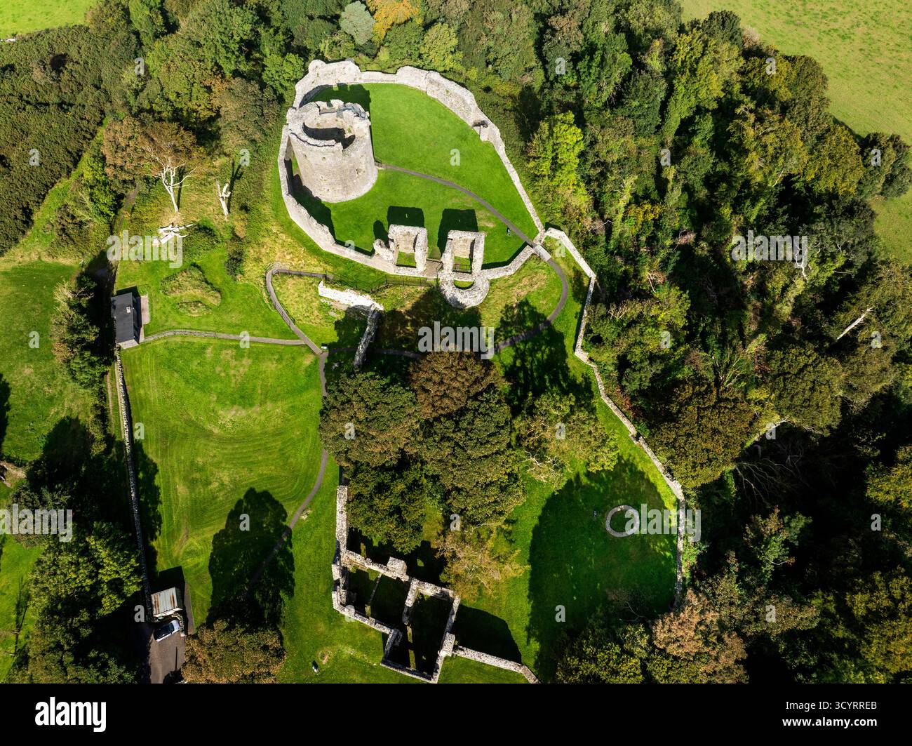 Norman castle aerial ireland hi-res stock photography and images - Alamy