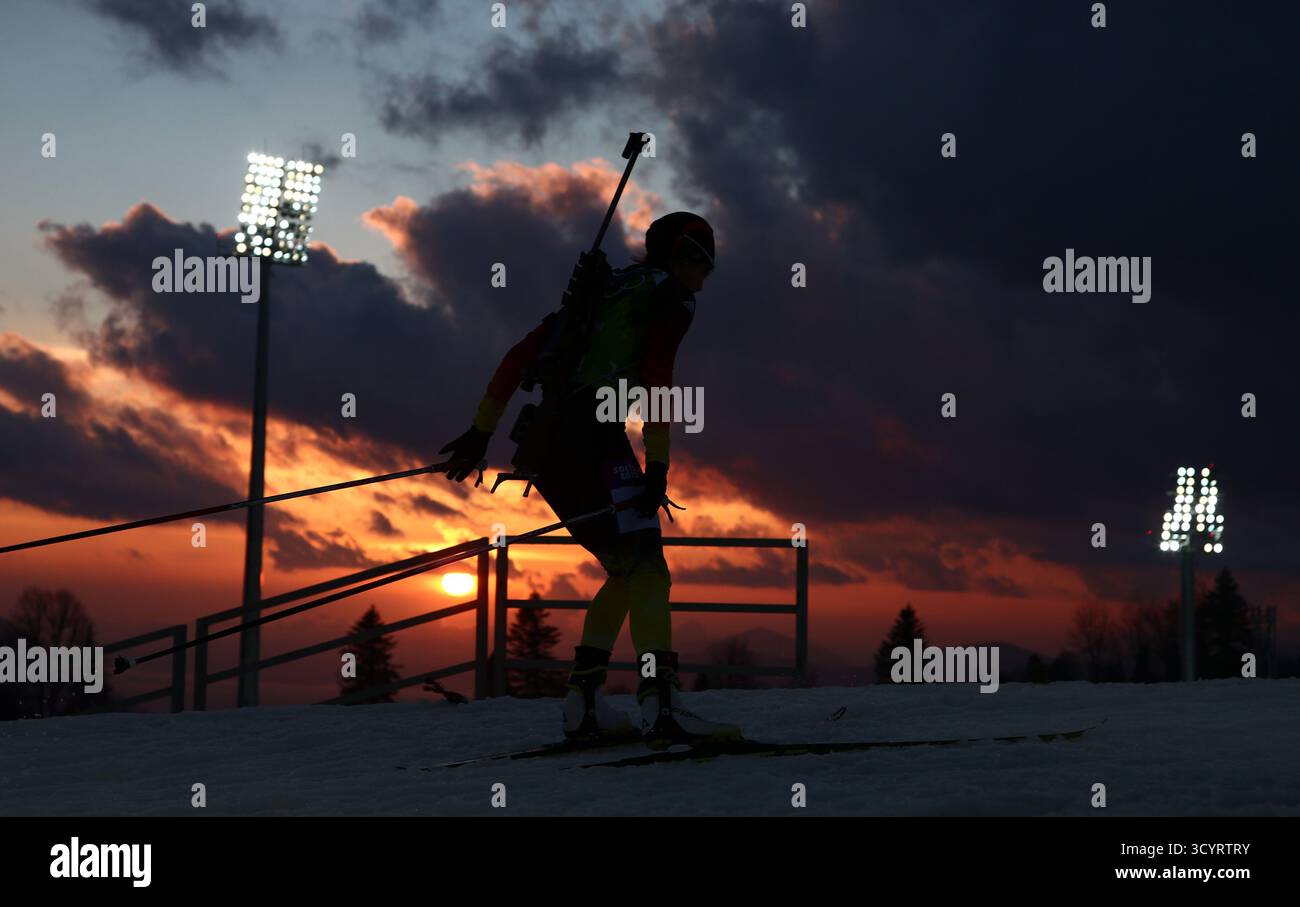 Andrea Henkel ( GER ) Biathlon Women`s 4x6km Relay Laura Biathlon ...