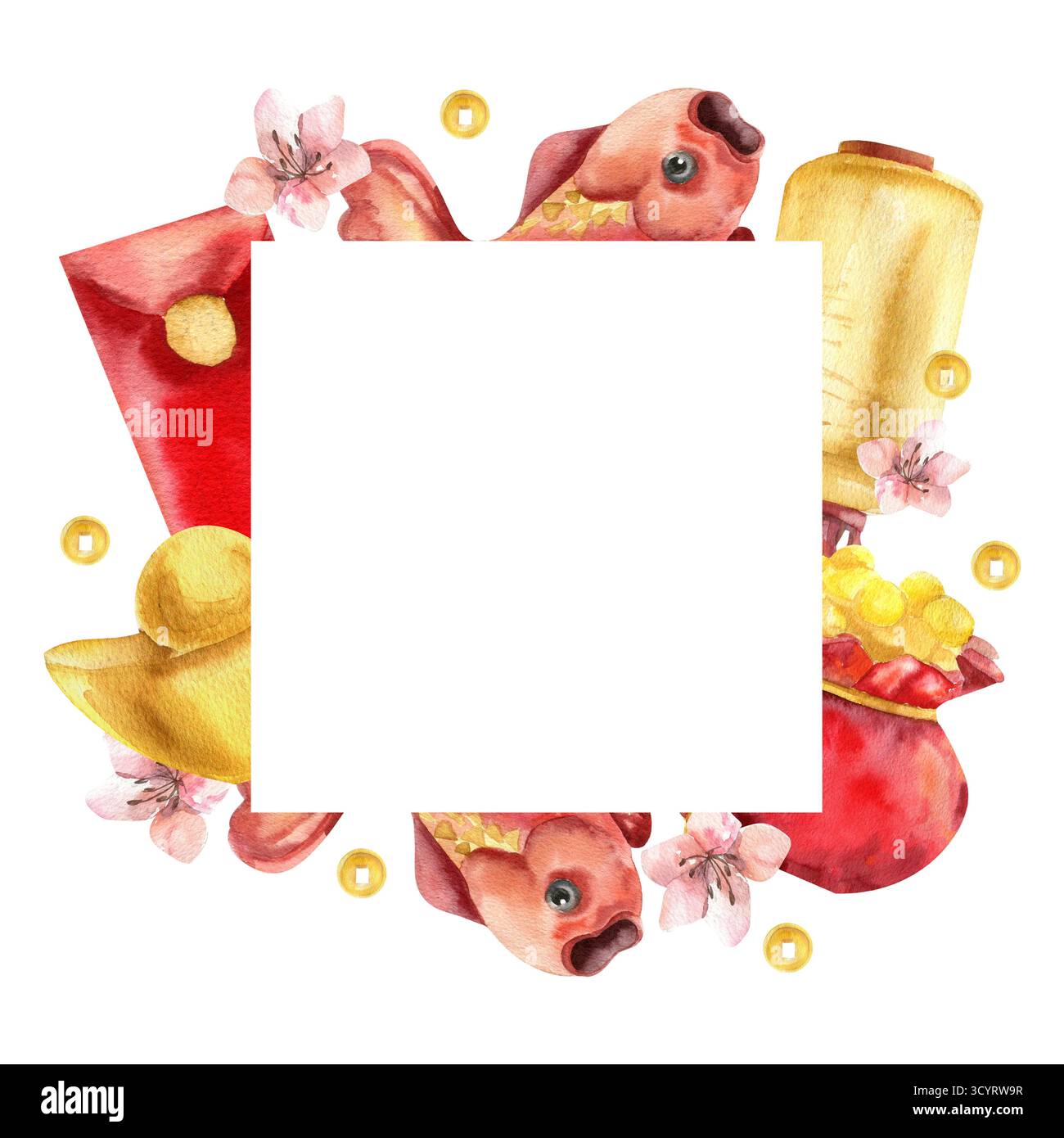 Spring hand drawn calligraphy Cut Out Stock Images & Pictures - Alamy