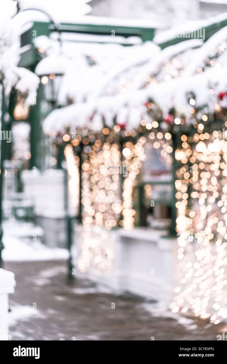 Dreamy blurred holiday illumination soft hi-res stock photography and ...