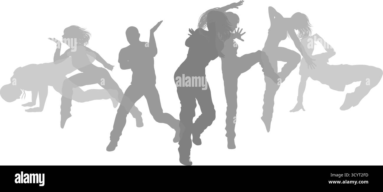 Kids hip hop dancers Cut Out Stock Images & Pictures - Alamy