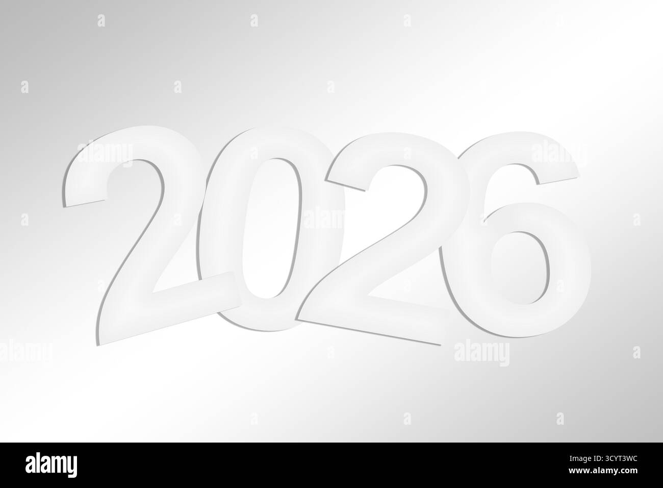 2026 typography design new hi-res stock photography and images - Alamy